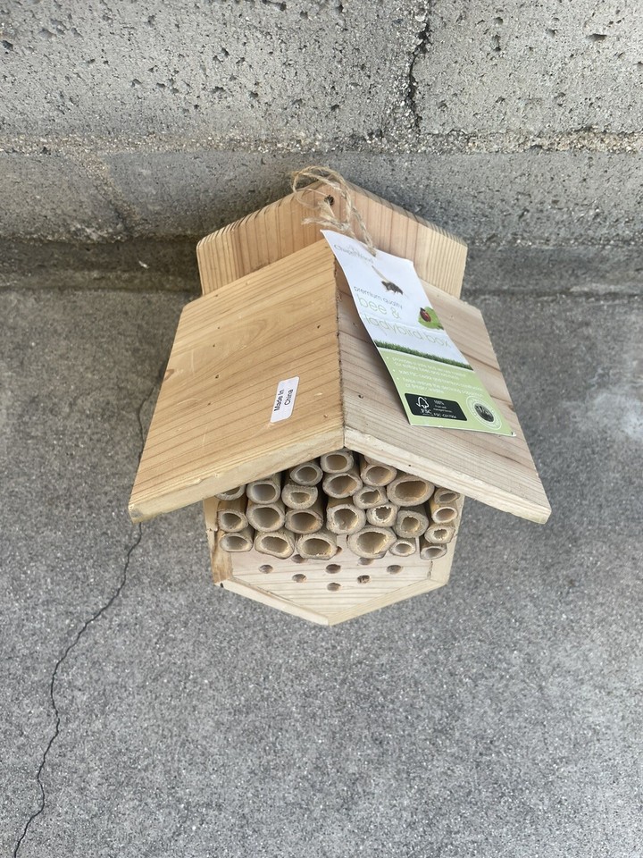 Chapel Wood Premium Quality Bee & Ladybird Cedar Wood Box Insect ...