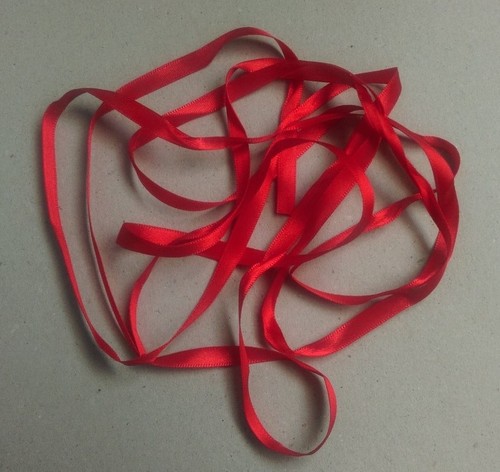 Red Ribbon double sided Satin Ribbon 7mm wide 2 Meter length | eBay