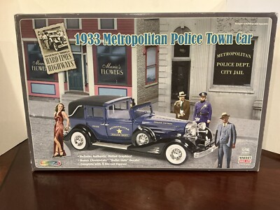 2005 Minicraft Model Kits 1/16 1933 Metropolitan Police Town Car | eBay