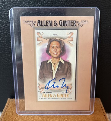 Kim Ng 2021 Topps Allen & Ginter's - Mini Auto | eBay