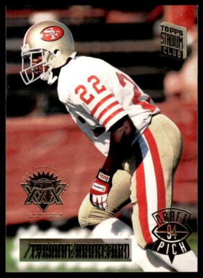 1994 STADIUM CLUB SUPER BOWL XXIX TYRONNE DRAKEFORD RC SAN FRANCISCO ...