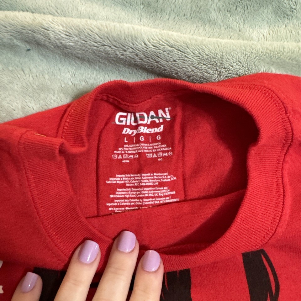 Warrior Go big red T shirt Size Large | eBay