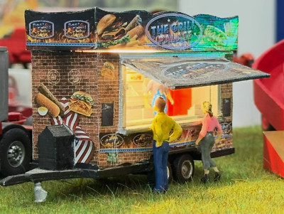 Funfair Fairground Concession "The Grill Palace" Trailer 1:50 scale ...