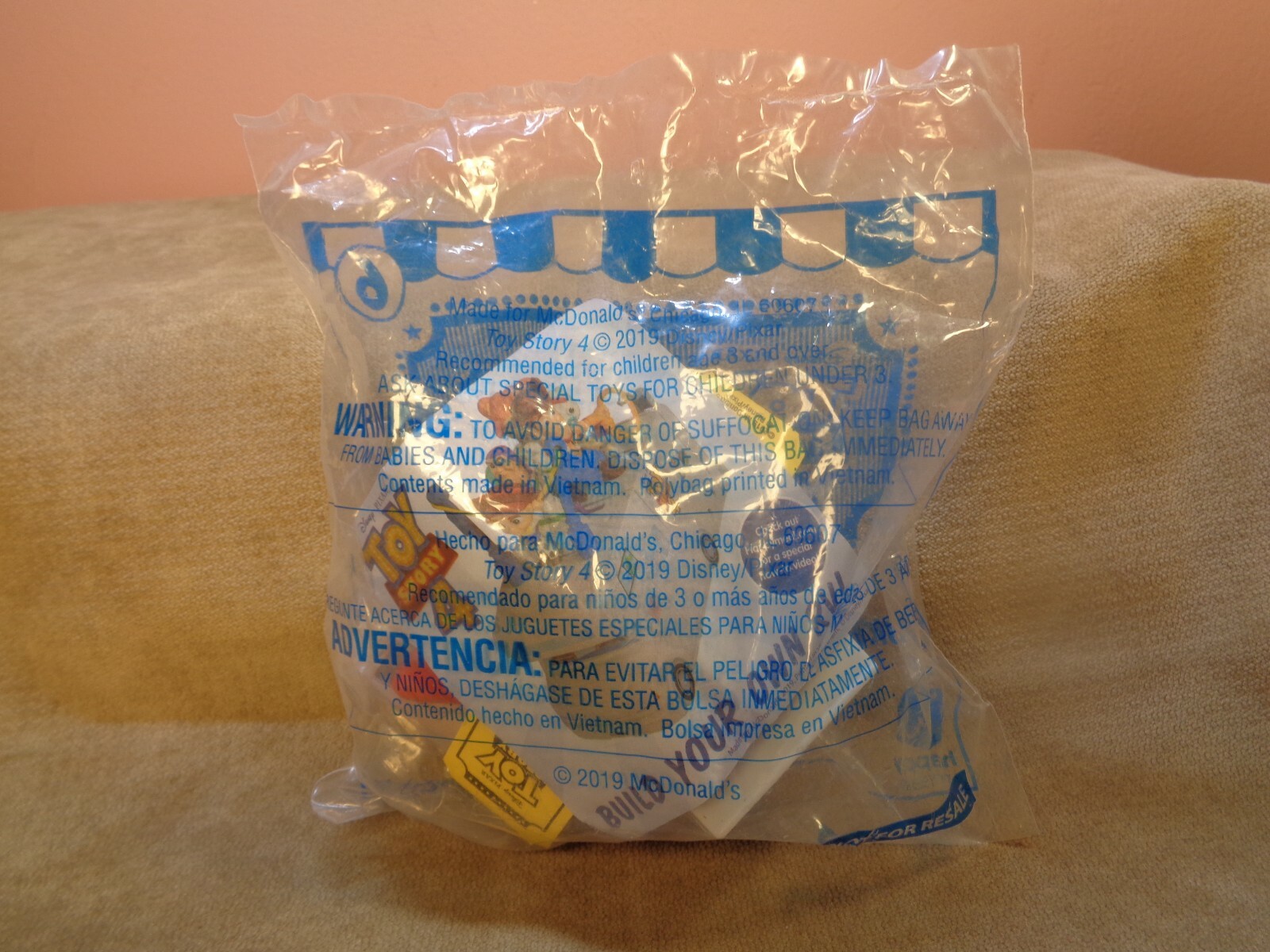 2019 McDonalds Toy Story 4 Happy Meal Toy Duke Caboom's Wheeeee Jump #6 ...