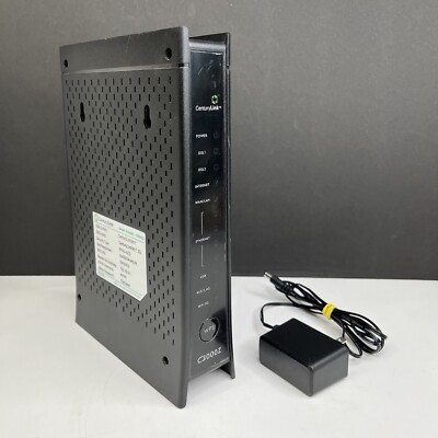 CenturyLink ZyXEL C3000Z DSL Modem Wireless Router w/ Power Adapter! | eBay