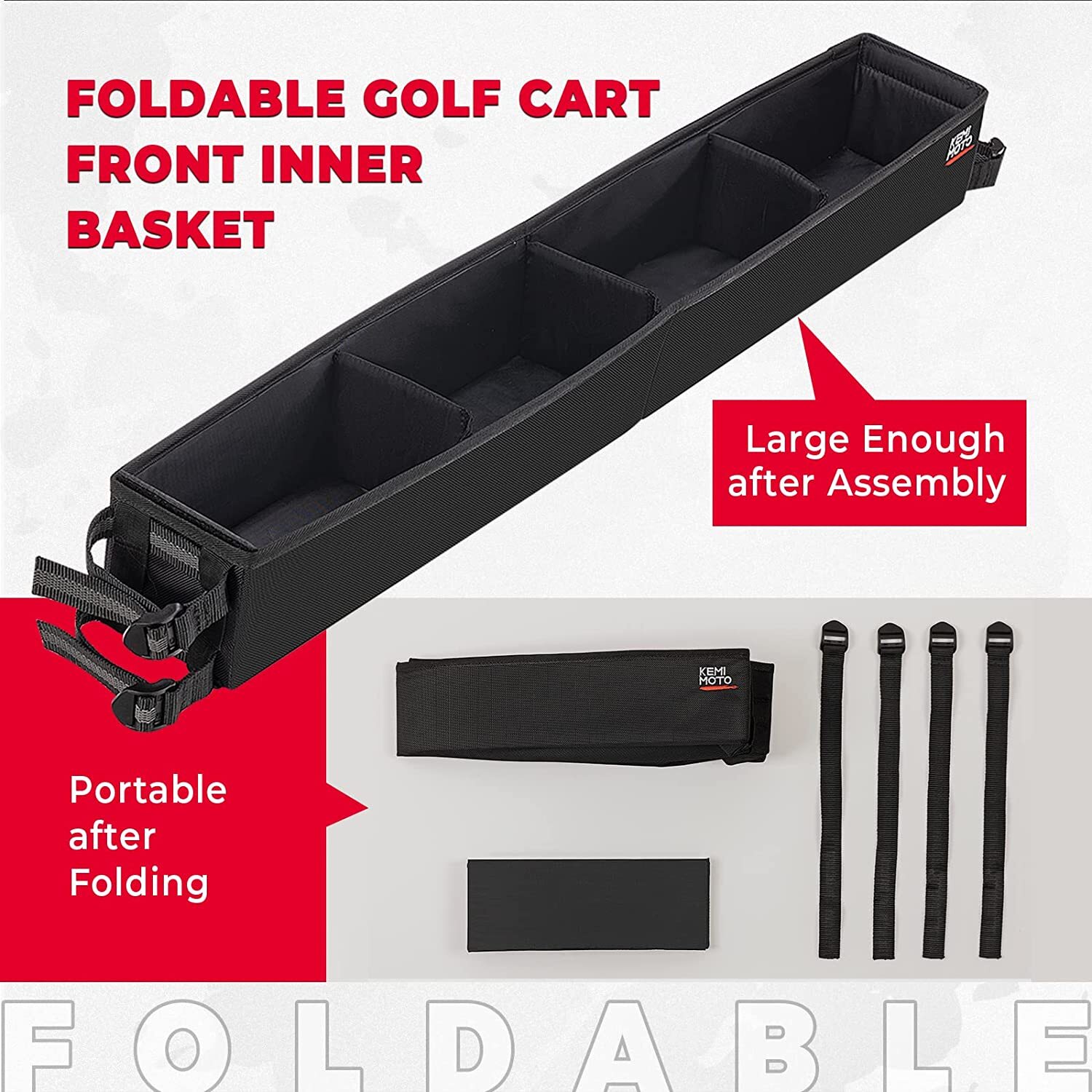 Golf Cart Front Inner Basket Dash Storage Bag for EZGO TXT Club Car ...