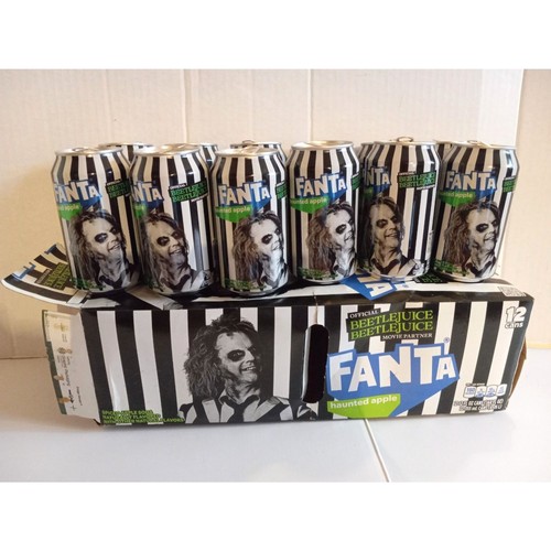 Fanta Haunted Apple Soda (Opened Box & 12 EMPTY Cans) Beetlejuice ...