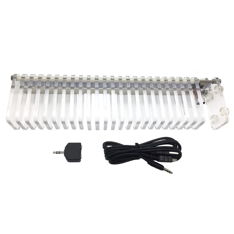 LED Music Visualizer Kit with 16 Segment Design and 6 Level Gain ...