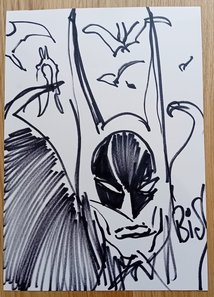 BATMAN - Original Artwork - Simon Bisley - 2013 Commission Drawing ...