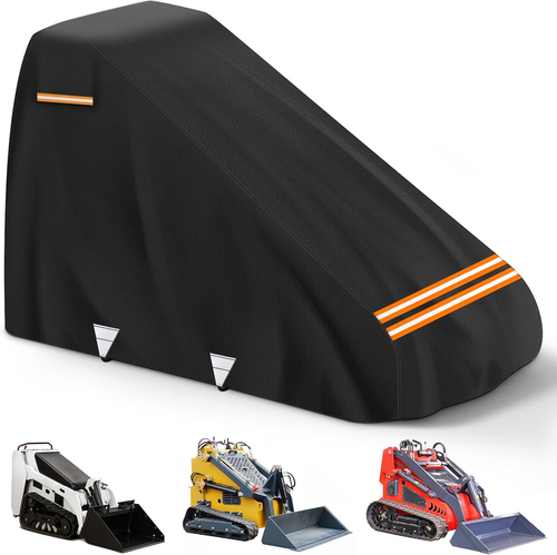 Mini Open Cab Skid Steer Loader Cover, 420D Waterproof All-Weather ...
