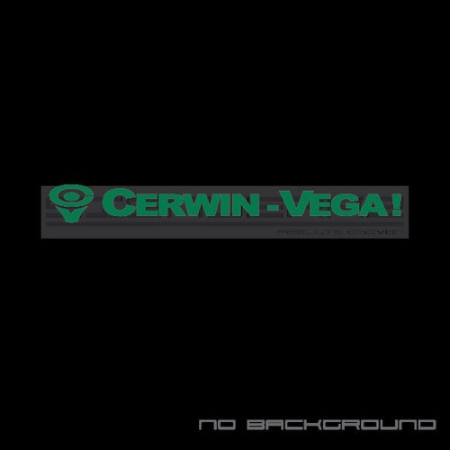 Cerwin Vega Audio Decals Stickers Car Audio car window stickers script ...