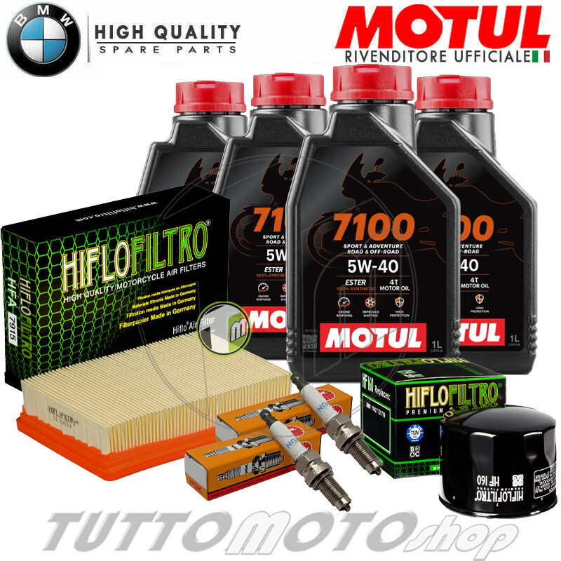 Tagliando BMW R 1200 GS 2013 2014 2015 2016 2017 2018 Olio Motul Filtri ...
