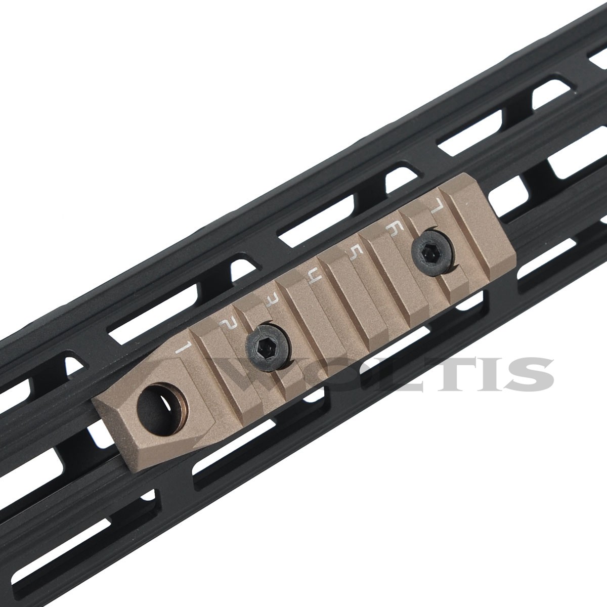 TuFok Mlok Picatinny Rail Tactical 7 Slots M-LOK Rail Section w/ QD ...