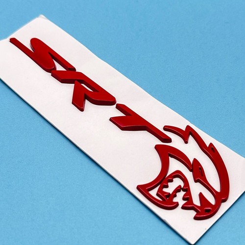 Red Hellcat Emblem Zinc Alloy Rear Tailgate Trunk Lid Car Badge ...