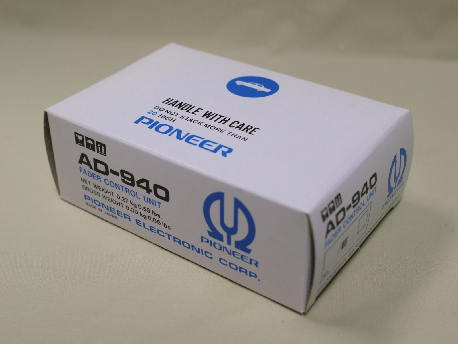 Vintage Pioneer (KEX, GEX) AD-940 Car Stereo Fader Control Unit - NOS ...