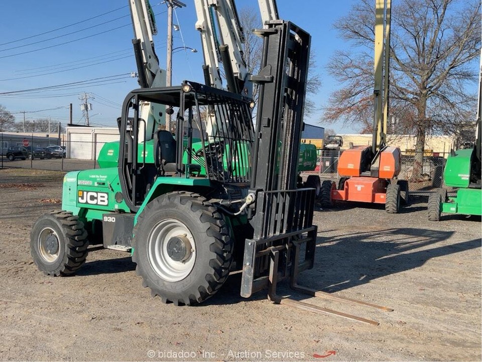 2018 JCB 930 4WD 6,000 lbs Rough Terrain Forklift Lift Truck Diesel ...