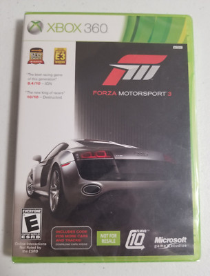 Forza Motorsport 3 (Microsoft Xbox 360, 2009) Brand New Factory Sealed ...