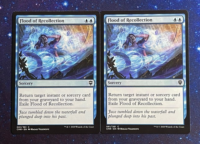 MTG Flood of Recollection Commander Legends 061/361 Regular Common for ...
