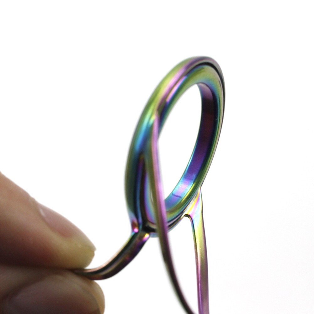 DIY Fishing Rod Repair Kit Colorful Ceramic Guide Rings for Wire ...