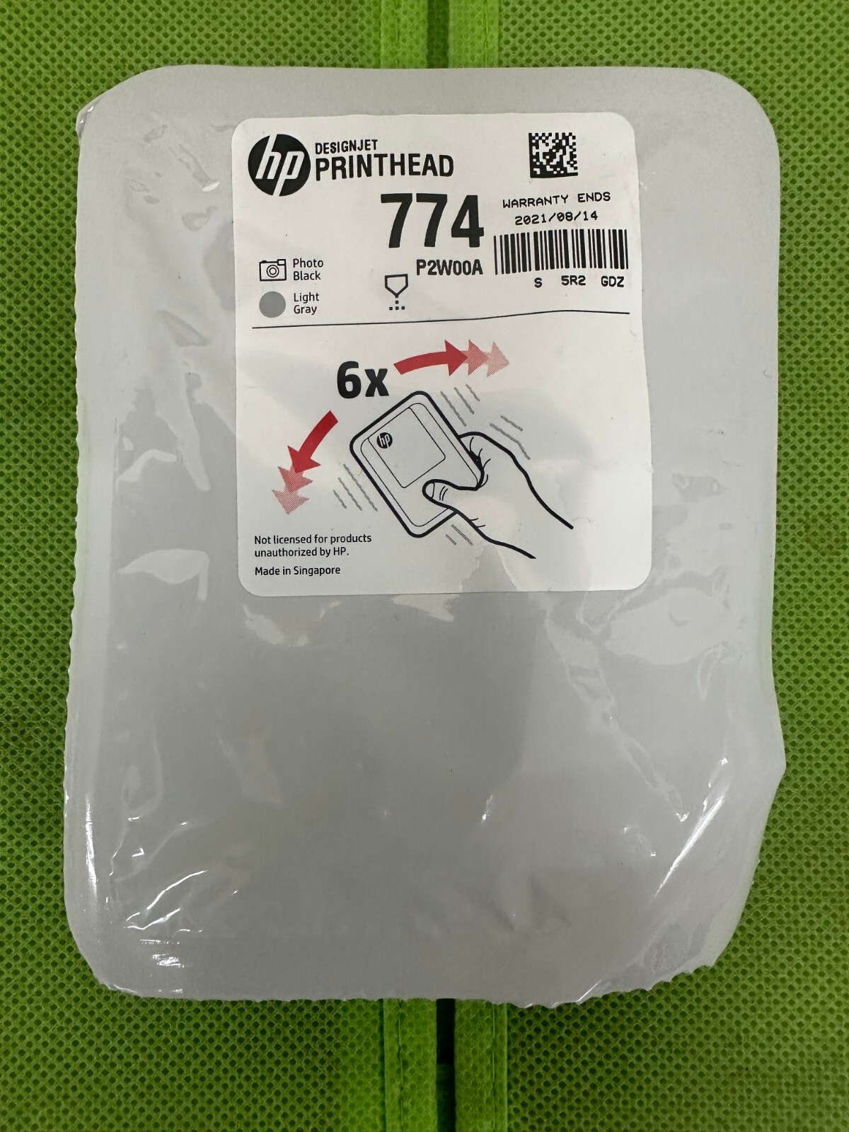 HP 774 Photo Black/light Gray Designjet Printhead P2w00a for sale ...