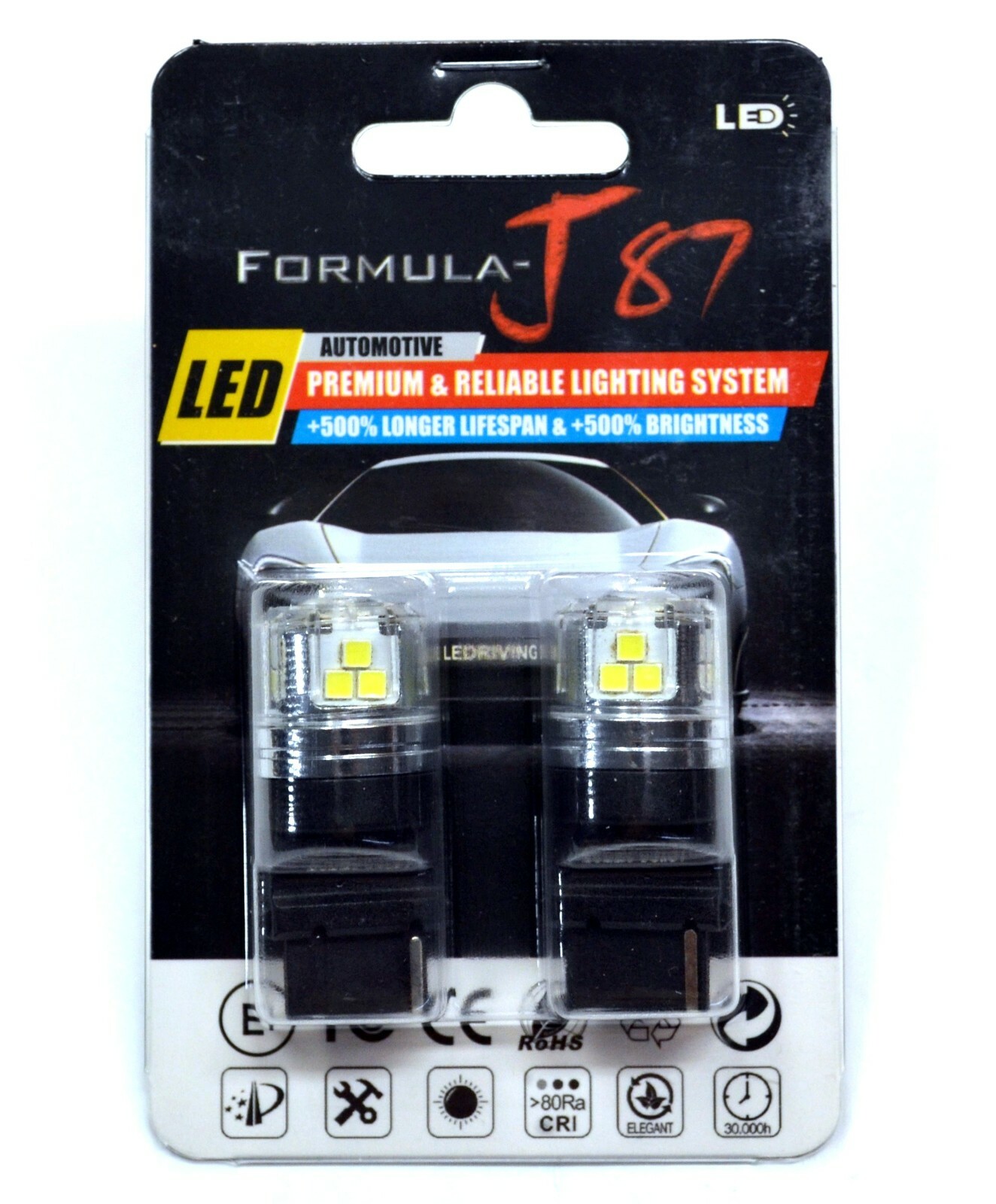 LED 15W 3456 White 5000K Two Bulbs Light Back Up Reverse Replacement ...