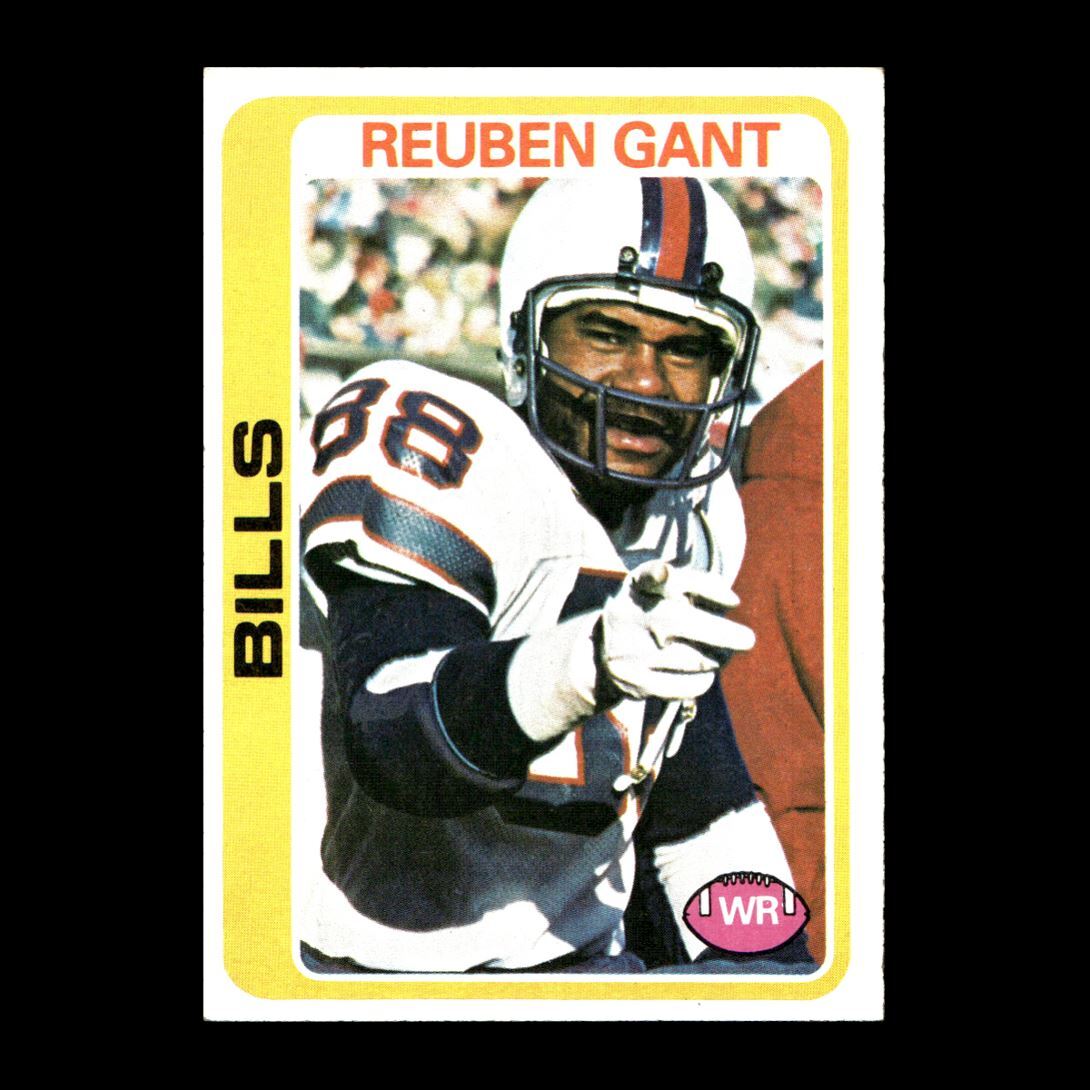 Reuben Gant 1978 Topps Buffalo Bills #212 R308G 2 | eBay