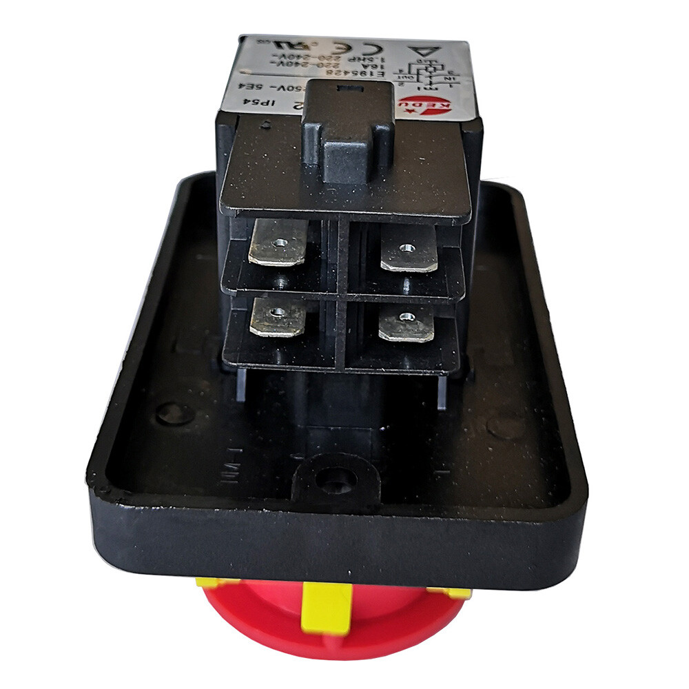 KJD12 Emergency Stop Electromagnetic Switches KEDU Pushbutton Switch ...