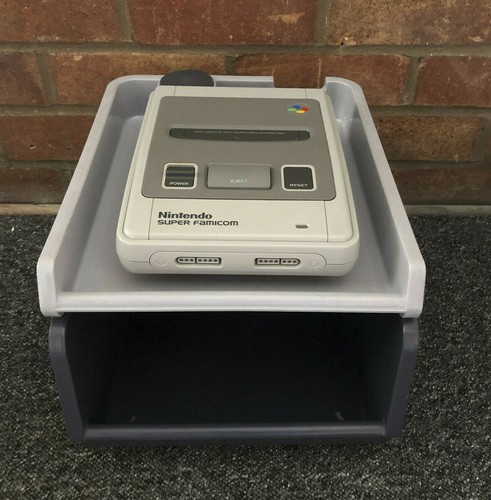 Rare Nintendo Super Famicom SNES Storage Rack Tray Stand Swing Top Tray ...