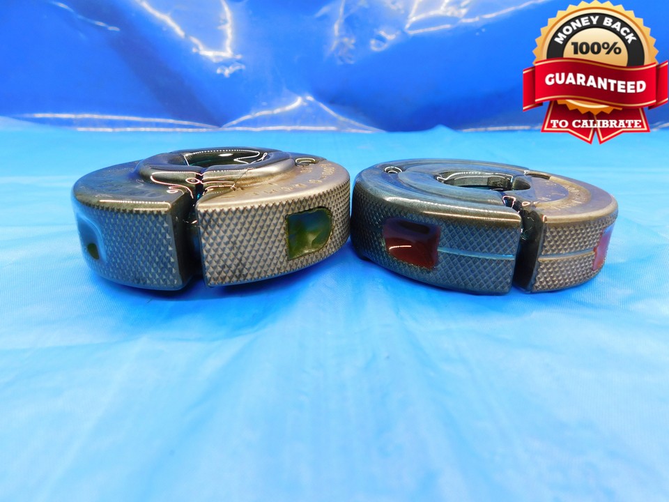 1" 5 ACME 2G LEFT HAND THREAD RING GAGES 1.0 5.0 GO NO GO P.D.'S ...