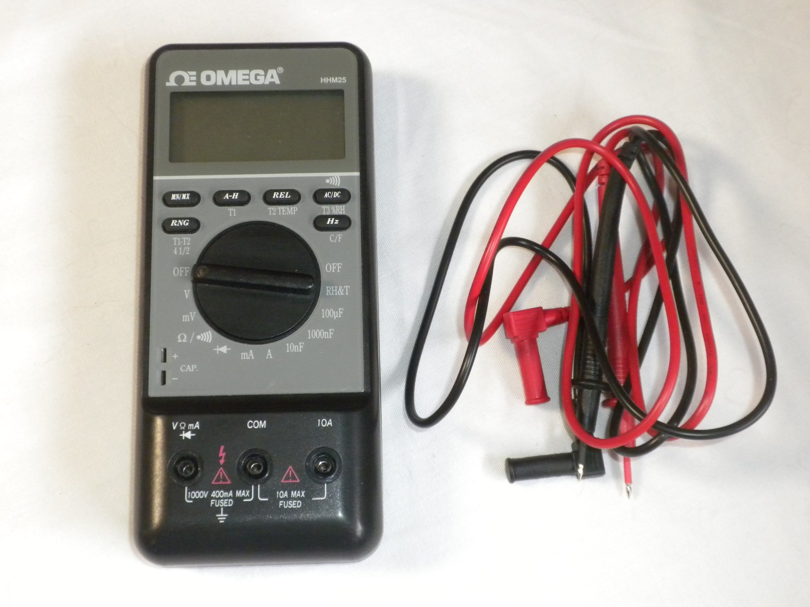 Newport Omega HHM25 Temp Multimeter Digital Thermometer Relative ...