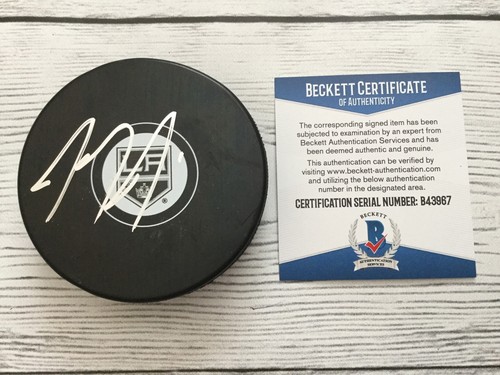 Tyler Toffoli Signed LA Los Angeles Kings Hockey Puck Beckett BAS COA a ...