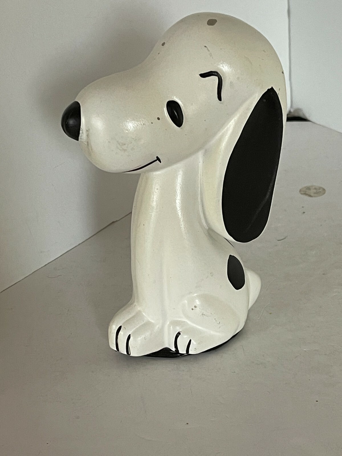 Vintage Snoopy Dog Beagle Piggy Ceramic Bank Peanuts | eBay