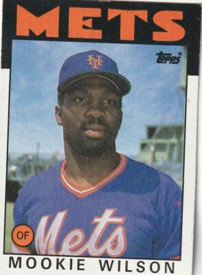 FREE SHIPPING-MINT-1986 Topps #315 Mookie Wilson METS | eBay