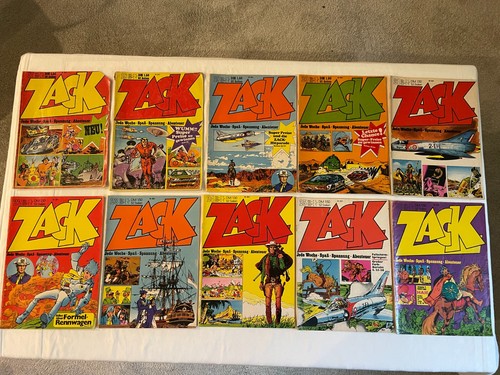 Zack Comics, kompletter Jahrgang 1972, Nr. 17-53 | eBay.de