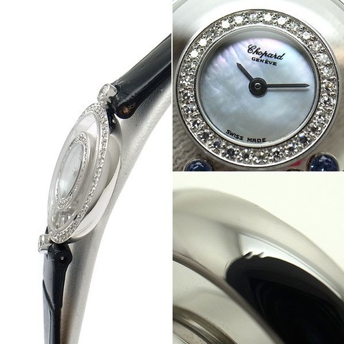 Chopard Happy Diamonds 20/3957 K18WG Ladies Watch Used from Japan | eBay