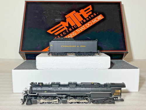 MTH HO 80-3249-1 C&O 2-6-6-6 ALLEGHENY Loco #1601 DCC SND/SMK EXC Boxed ...