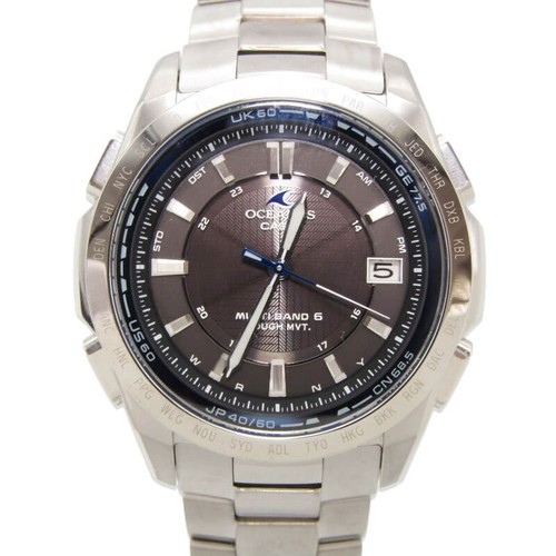 Casio Oceanus OCW-T100TD-1AJF Men's Solar Titanium Analog Black Silver ...