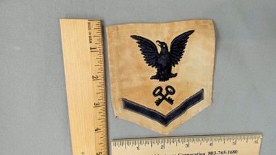 WWII US Navy SK3 Rating Badge – Storekeeper Third Class w/ Signed Back ...