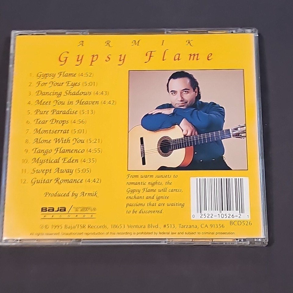 Armik Gypsy Flame CD 1995 Album Flamenco Latin Spanish Guitar ...
