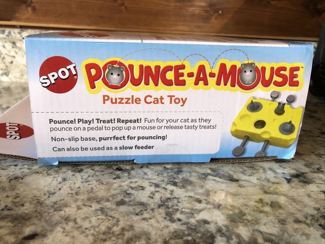 SPOT Pounce A Mouse Interactive Cat Toy & Treat Dispenser 13" for sale ...