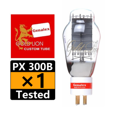 1PC Brand New Genalex Gold Lion PX300B / 300B Gold Pin Vacuum Tube ...