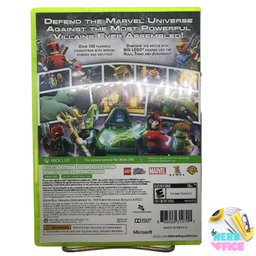 LEGO Marvel Super Heroes (Microsoft Xbox 360, 2013) 883929319701| eBay