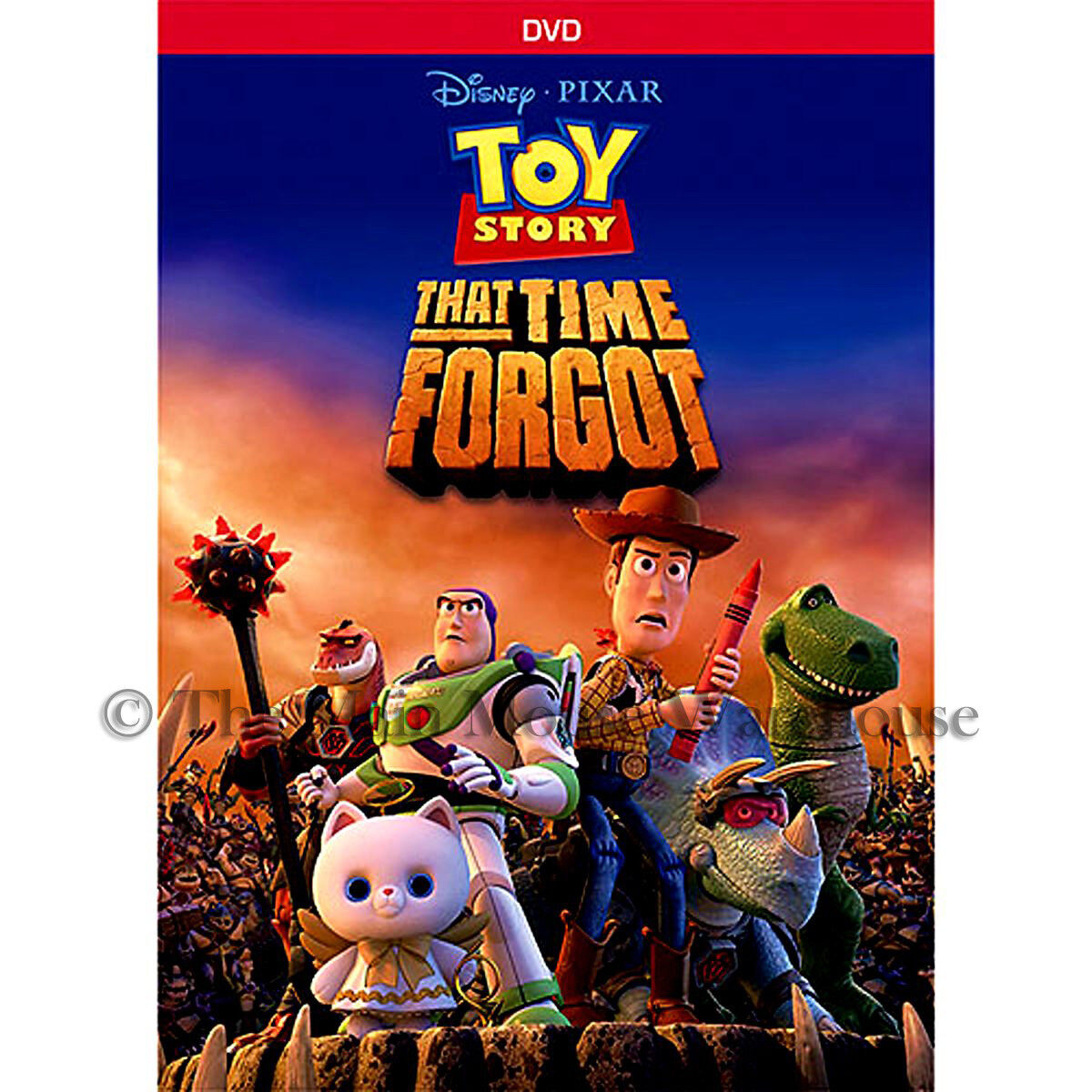 Disney Pixar Toy Story That Time Forgot DVD Woody Buzz Rex Disney Pixar Toy Story That Time Forgot DVD Woody Buzz Rex