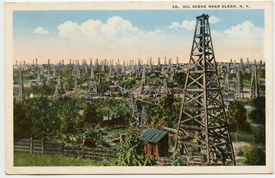 Oil Scene near Olean N.Y. Vintage Postcard | eBay
