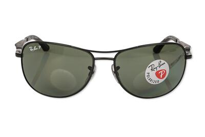 Ray-Ban RB3519 Matte Black/Polar Green sunglasses 303304 | eBay
