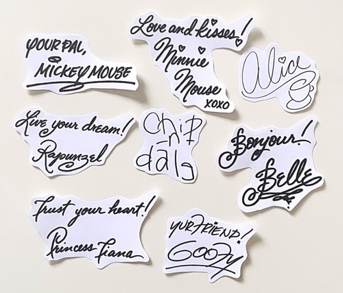 Disney Character Signatures Alice