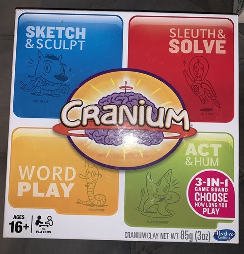 Cranium 3-in-1 Game Board 600 Cards Sketch Sleuth Word Play & Act, EUC ...