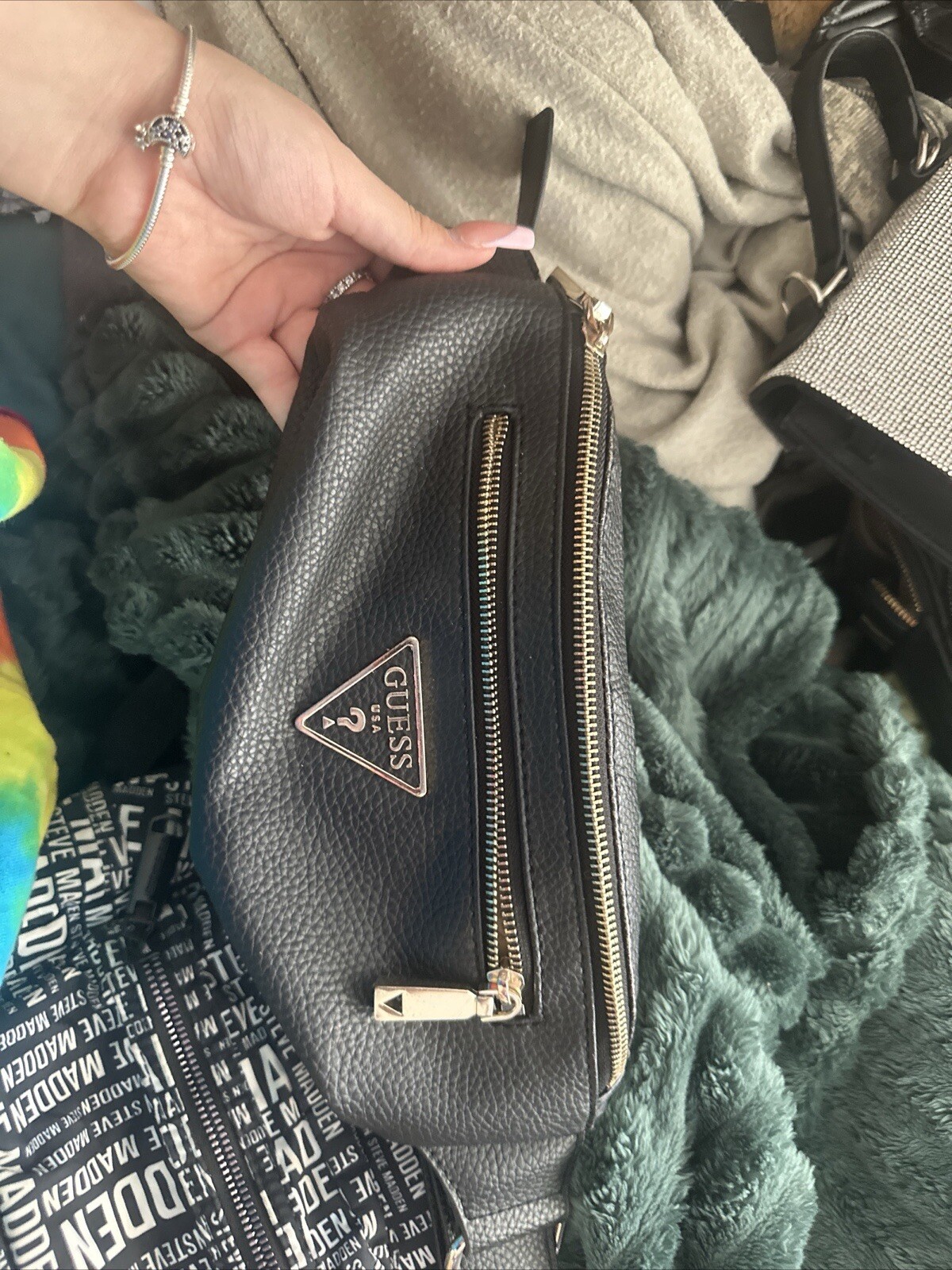 Guess Waist Bag Fanny Pack 3 Pocket | eBay