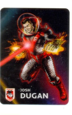 2015 NRL Traders Album Galactic Heroes Card PGH15/18 Josh Dugan ...