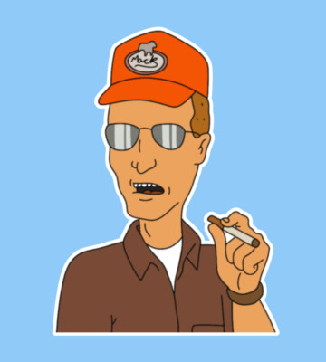 King of the Hill Dale Gribble Sticker Decal | eBay